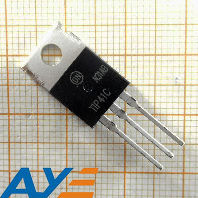TIP41CG Bipolar Junction Transistor NPN Transistor 3MHz 3-Pin TO-220 ...
